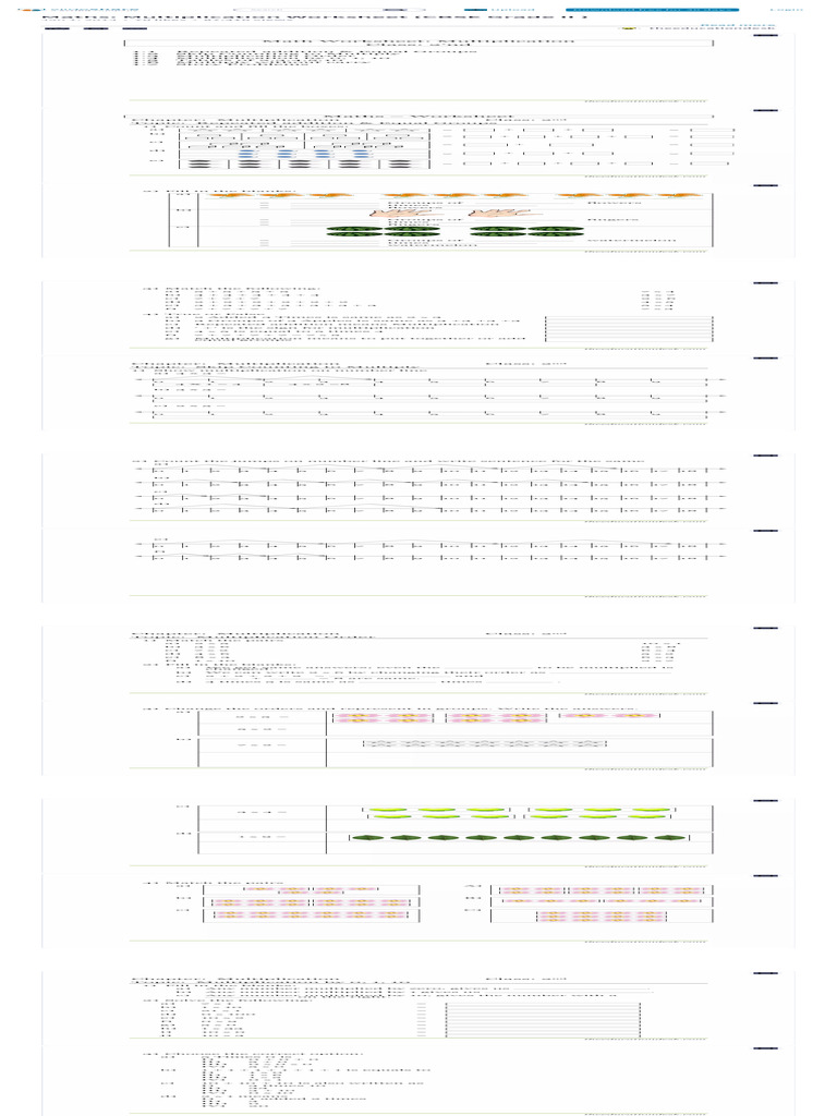 Maths Multiplication Worksheet (CBSE Grade II) PDF 2 | PDF