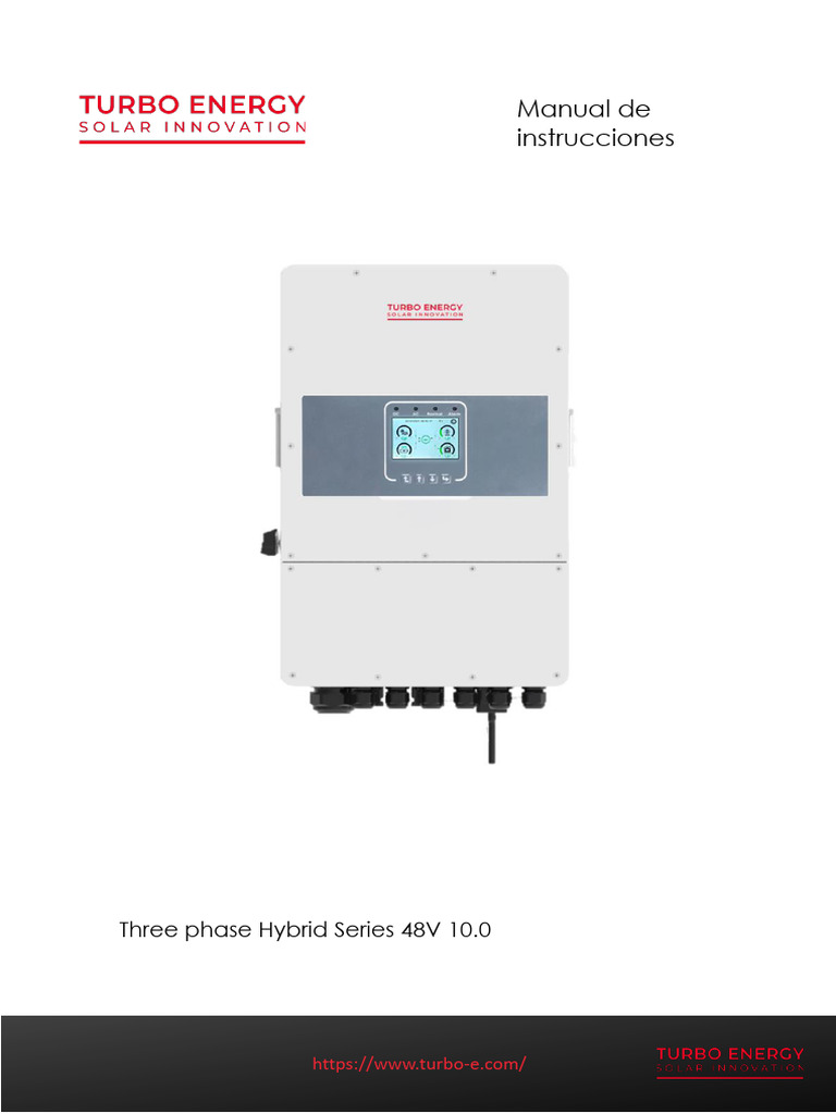 Manual Three Phase Hybrid Series 48V | PDF | Power Engineering ...