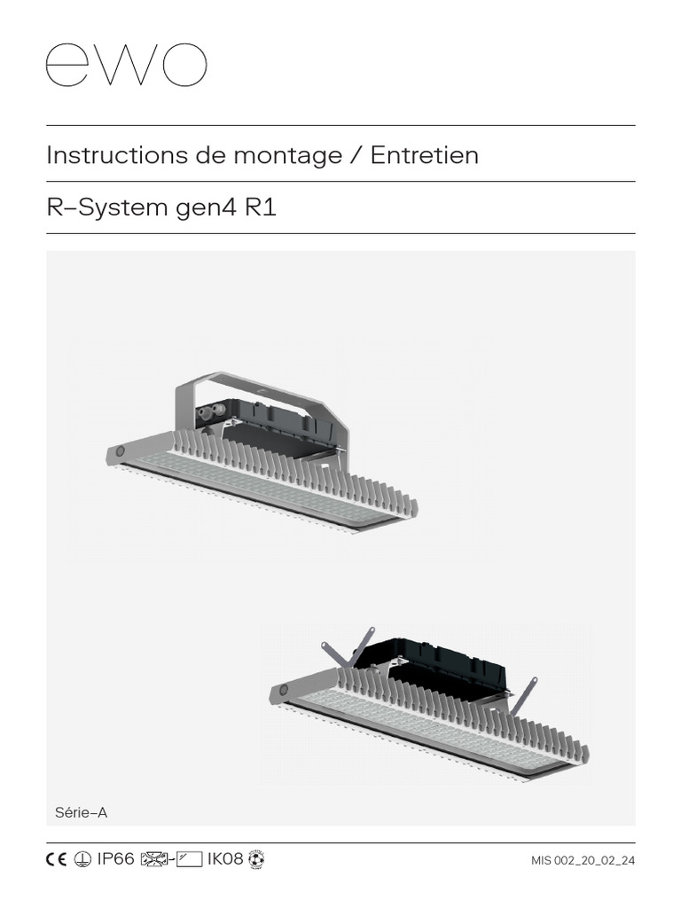 Ewo - R-System Gen4 - r1 - A-Series - Instructions de Montage - FR | PDF