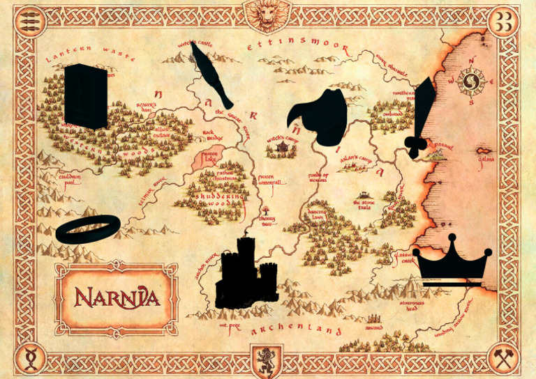 Mapa Narnia Silhueta | PDF