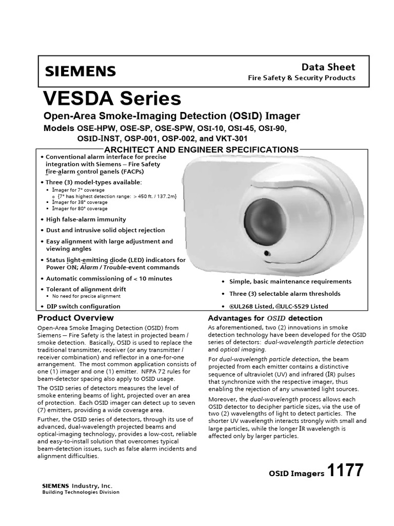 Models OSE HPW OSE SP OSE SPW OSI 10 OSI 45 OSI 90 OSID INST OSP 001 ...