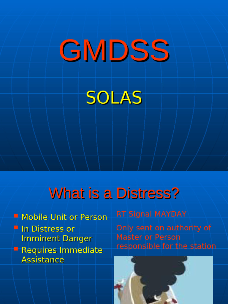 GMDSS Solas | PDF