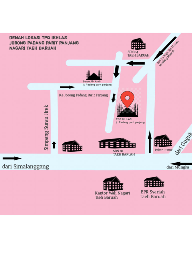 TPQ Ikhlas - Denah Lokasi | PDF