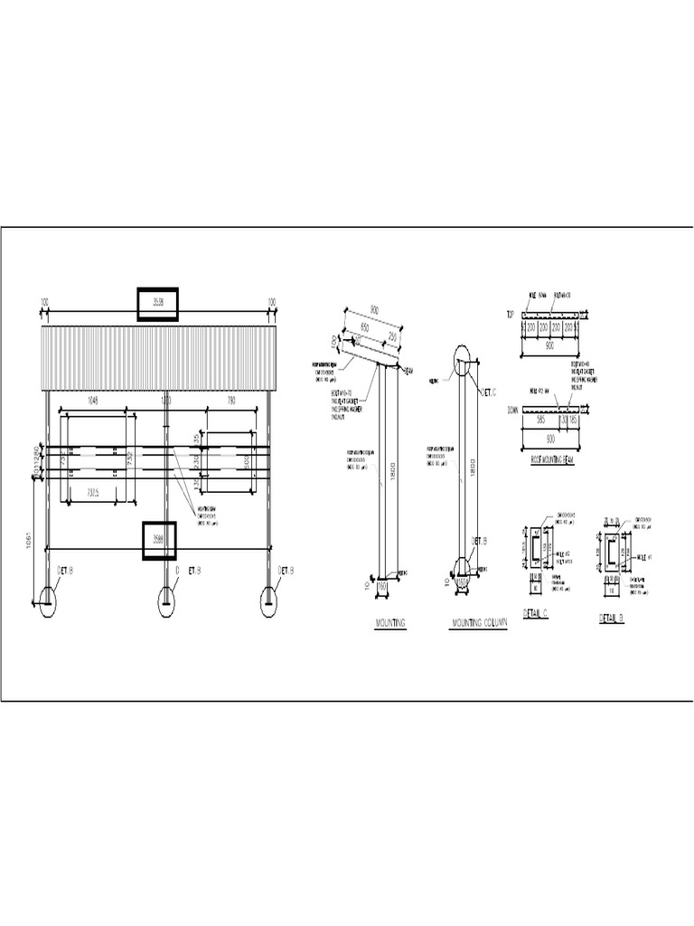 Inverter Mounting Structure Drawing (2024 08 30) | PDF