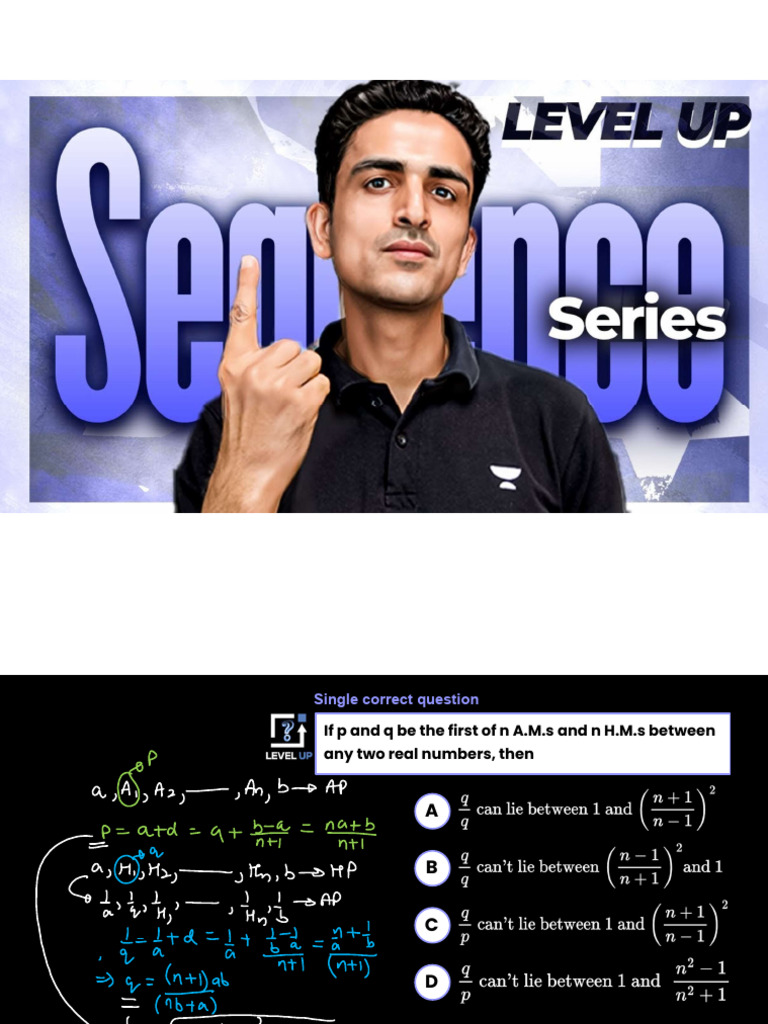 Sequence & Series Level Up | PDF