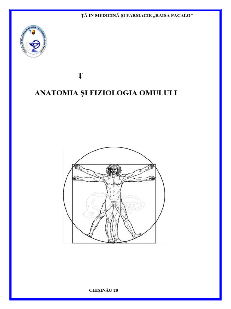 Anatomia Si Fiziologia Omului I, 5 Ani - Copie | PDF