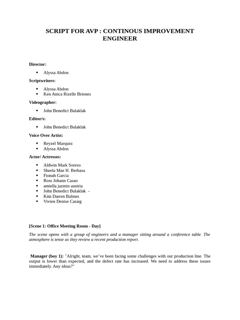 SCRIPT-FOR-AVP-FINAL | PDF