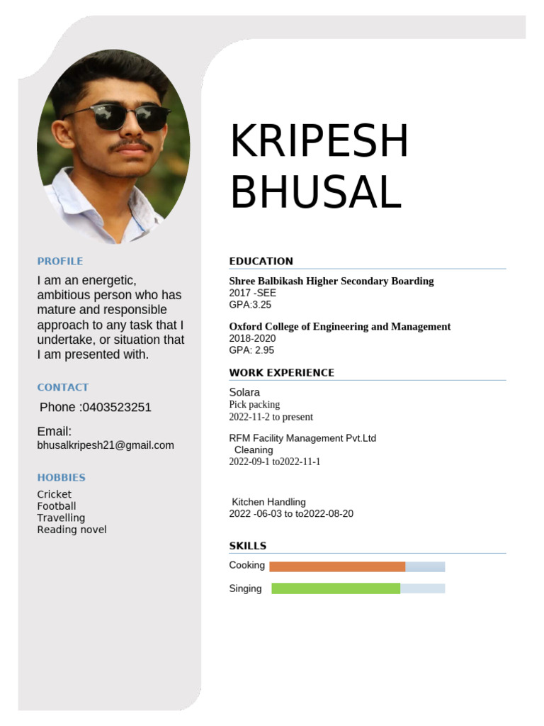 Kripesh Bhusal | PDF