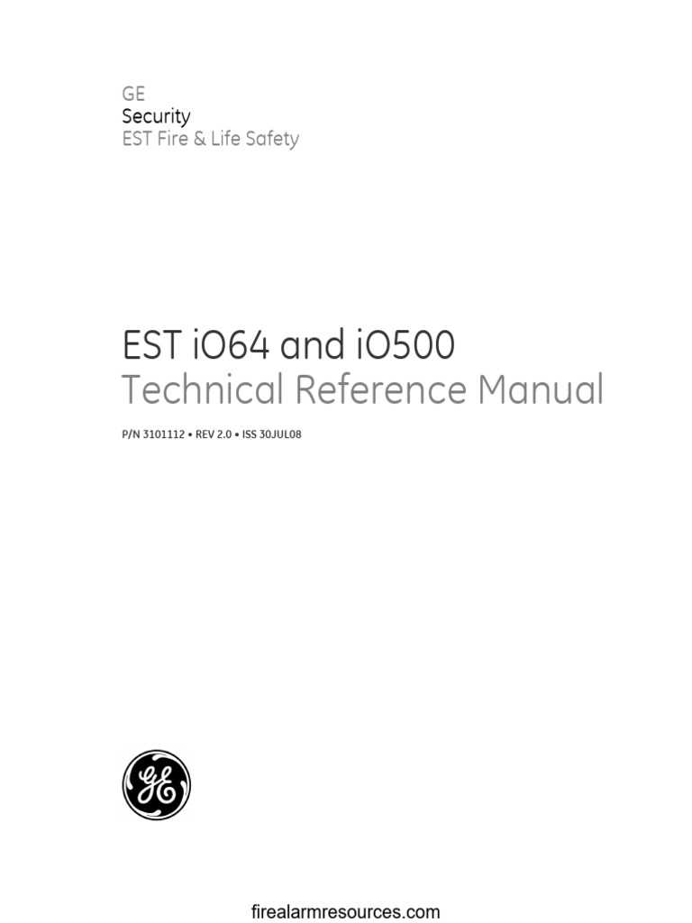 Est Est Io64 and Io500 Technical Reference Manual 4350129867 | PDF