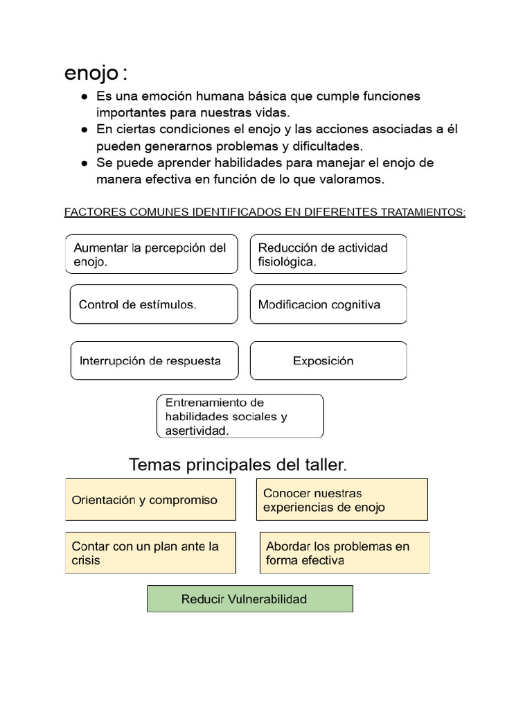 Manejo Del Enojo en DBT. | PDF
