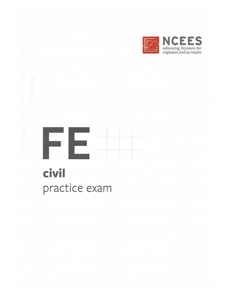 FE Civil Practice New | PDF