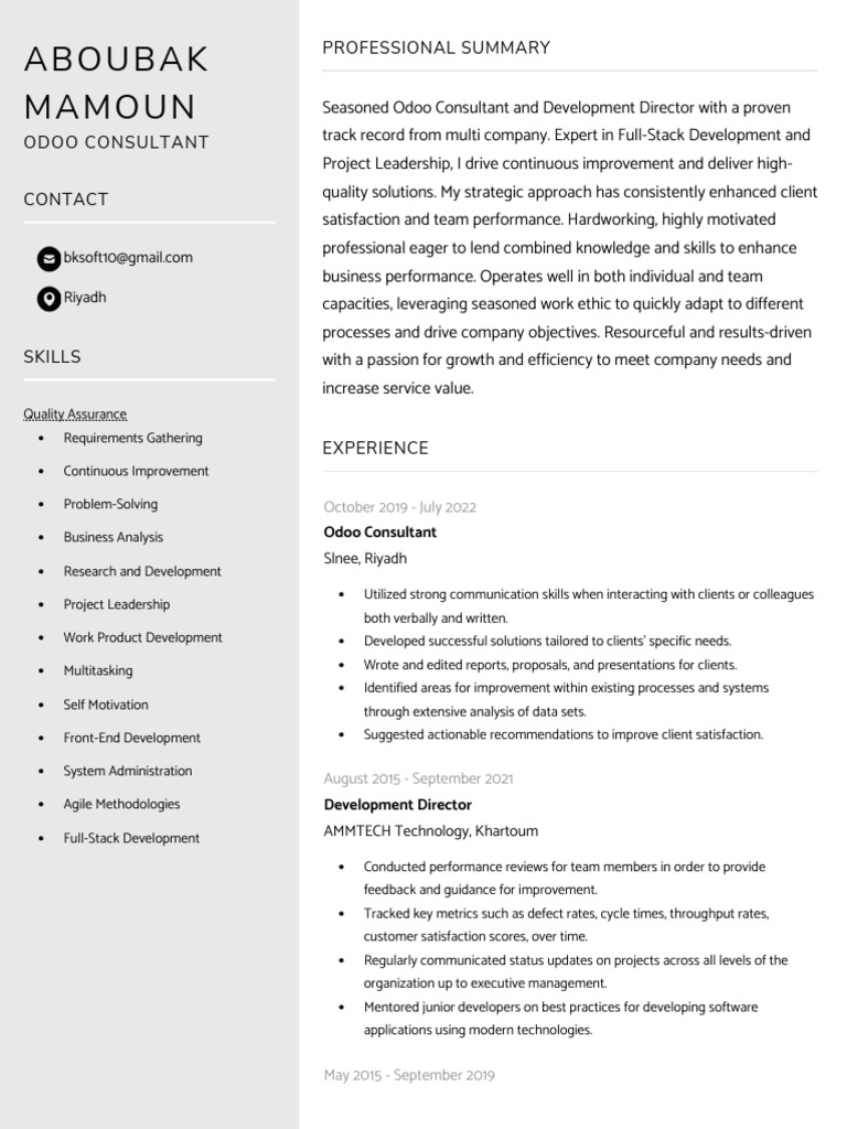 Abubakr Mamoun Hassan CV | PDF Abubakr Mamoun Hassan CV | PDF