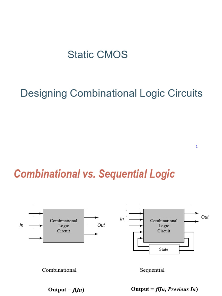 Cmos Comb Design | PDF | Logic Gate | Cmos