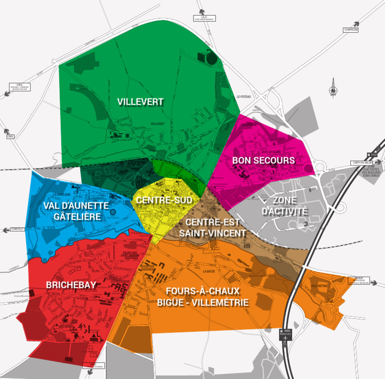 PLAN-DES-QUARTIERS-DE-SENLIS-2018 | PDF