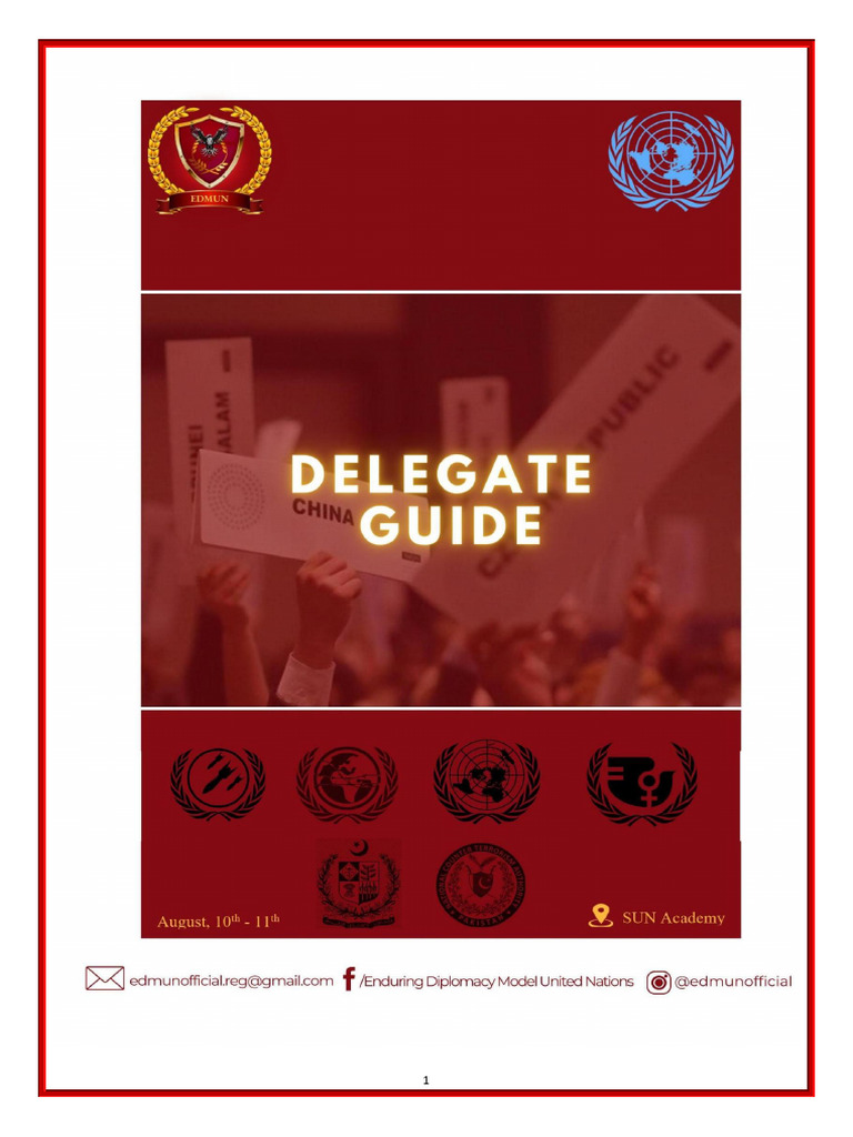 EDMUN - Delegate Guide | PDF