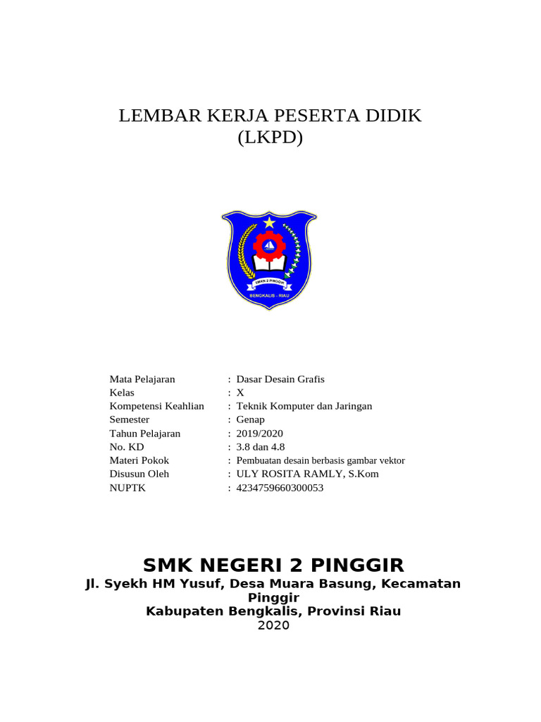 Cover LKPD DDG | PDF