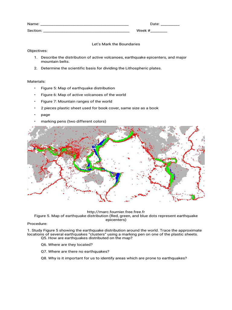 2 Activity Lets Mark The Boundaries | PDF | Science & Mathematics