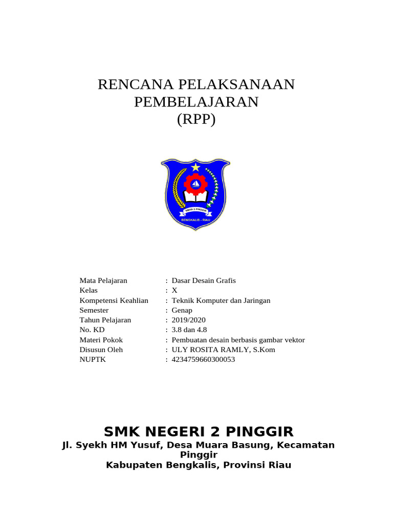 Cover RPP DDG | PDF