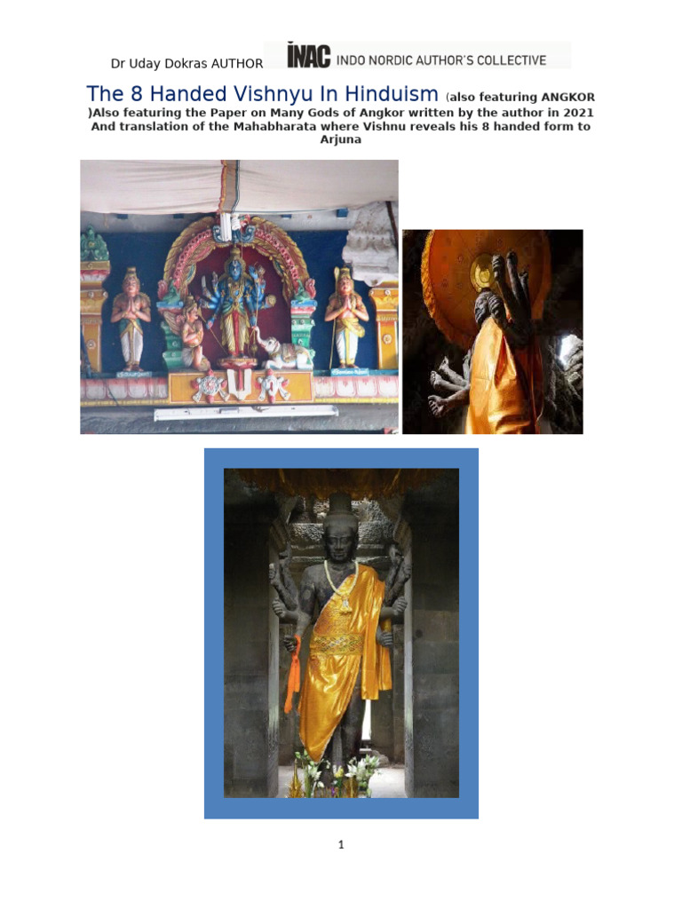 Vishnu's Eight-Armed Form in Hinduism | PDF | Forms Of Vishnu | Vaishnavism