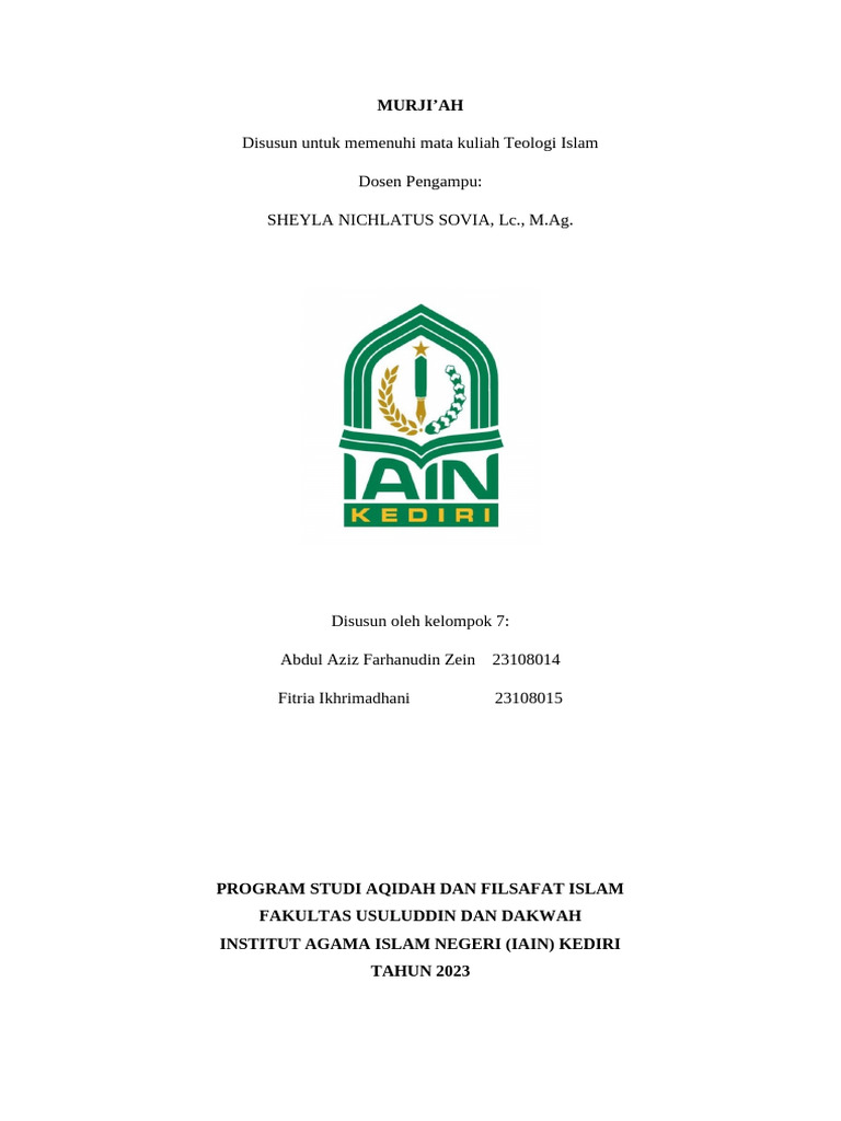 MURJIAH | PDF