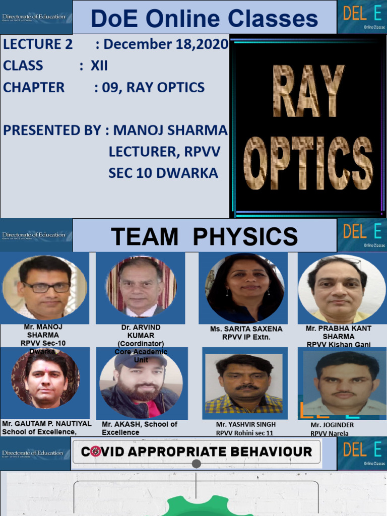 Ray Optics | PDF