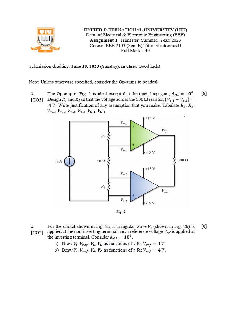232_EEE_2103_B_Assignment_1 (1) | PDF