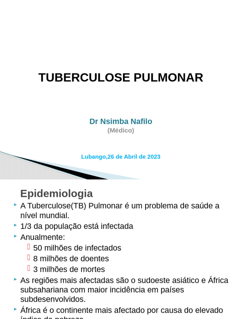 06.tuberculose Pulmonar 074206 | PDF