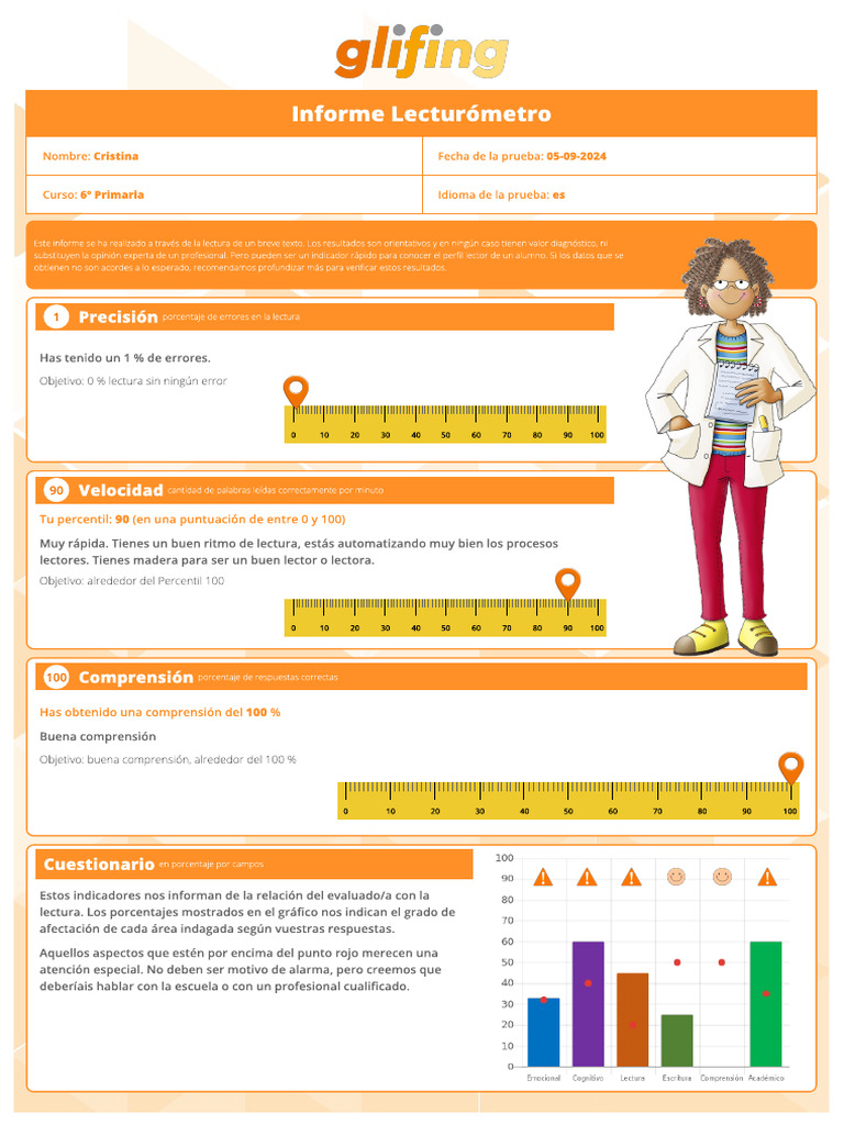 Lectomometro Glifing | PDF