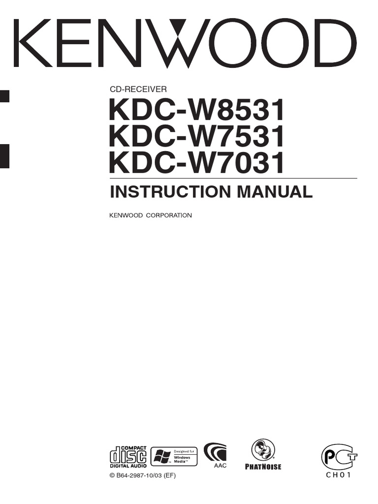 KDC W7031 | PDF