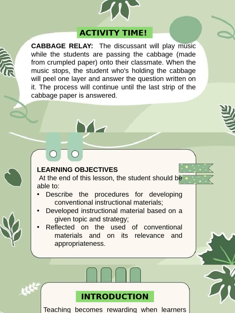 Introduction of Non Digital and Digital Skills | PDF | Teachers | Learning