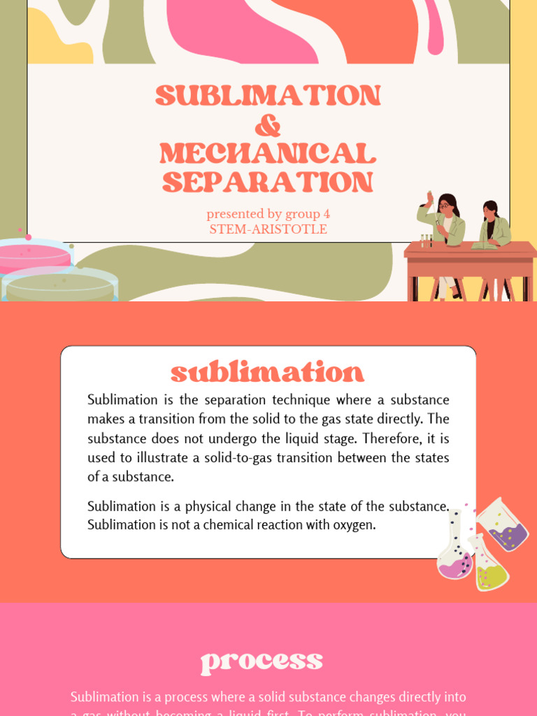 Chemistry Sublimation | PDF