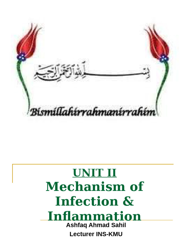 Infection vs. Inflammation Mechanisms | PDF | Inflammation | Endothelium