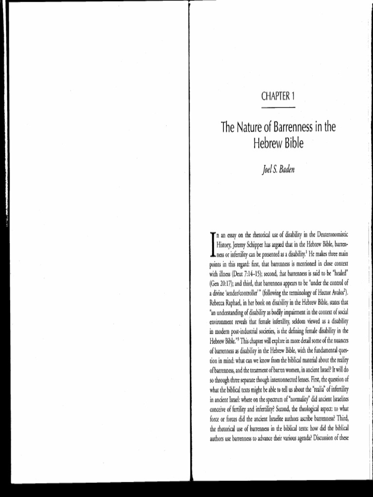 Barrenness PDF | PDF