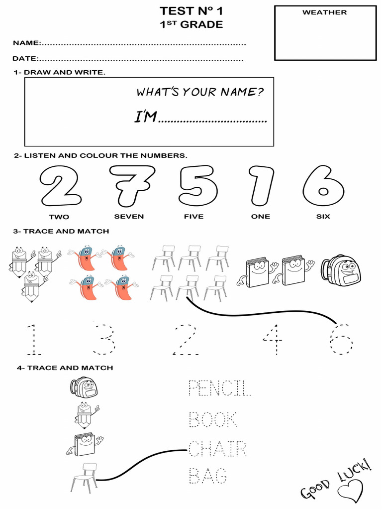 first-grade-test | PDF