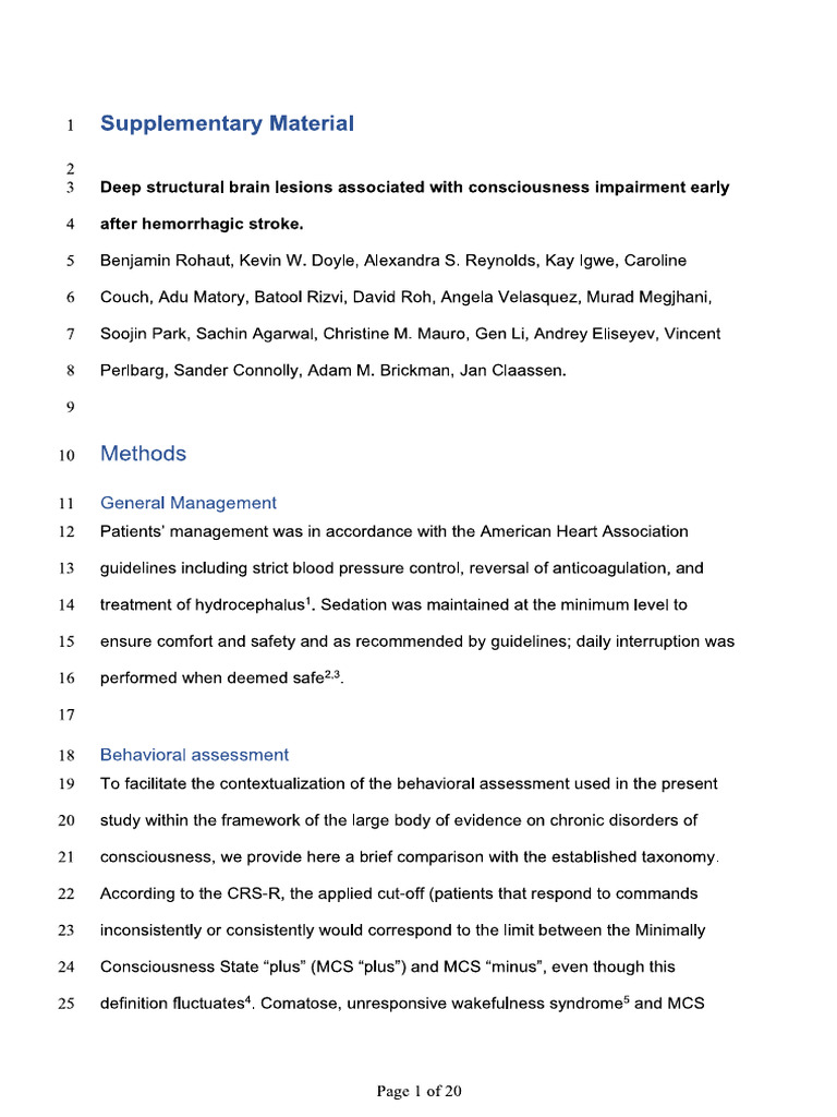 43 (Suplementary Material) Deep Structural Brain Lesions Associated ...