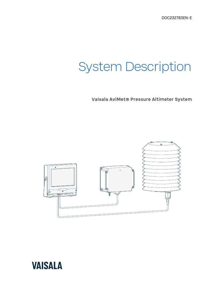 Altimeter and WID513 - AviMet-Pressure-Altimeter-System-System ...