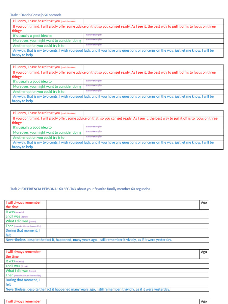 Practica Speaking | PDF