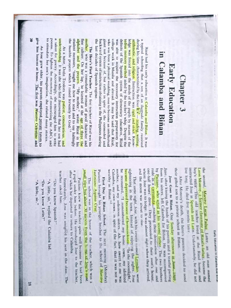 Handout RIZAL CHAP 3 5 | PDF Handout RIZAL CHAP 3 5 | PDF