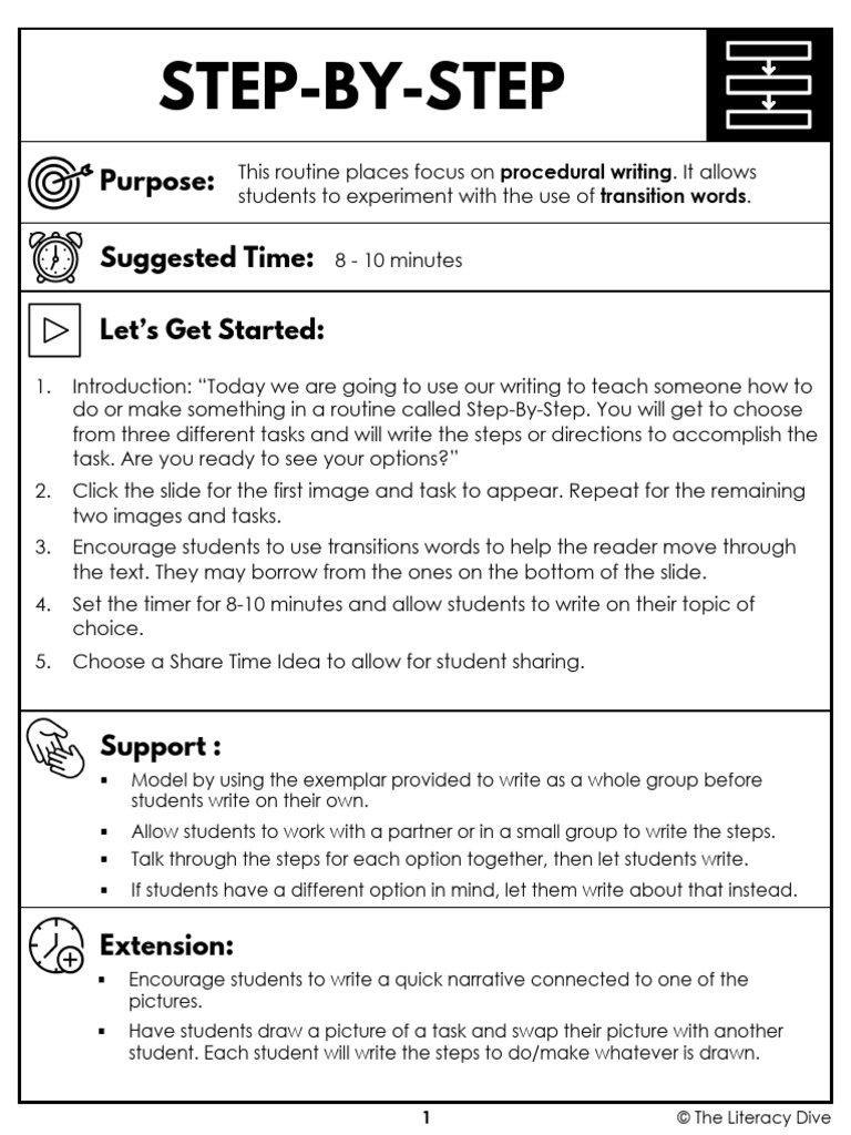 Step-By-Step Lesson Plan | PDF