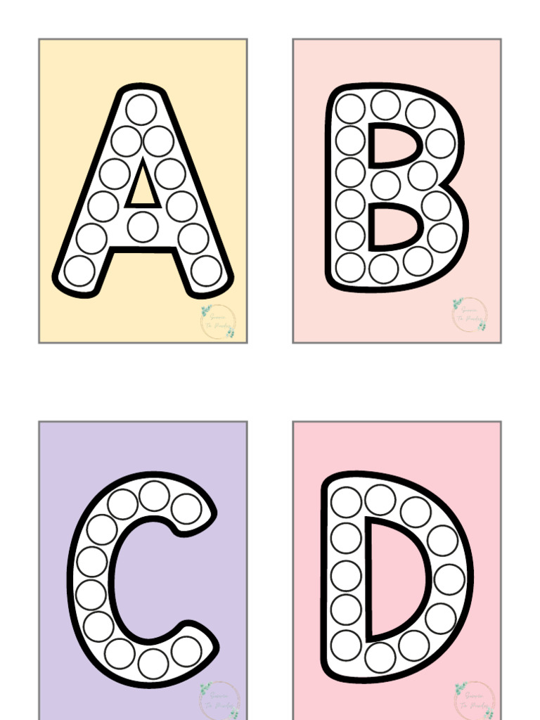 Abecedario Motricidad Fina STP | PDF