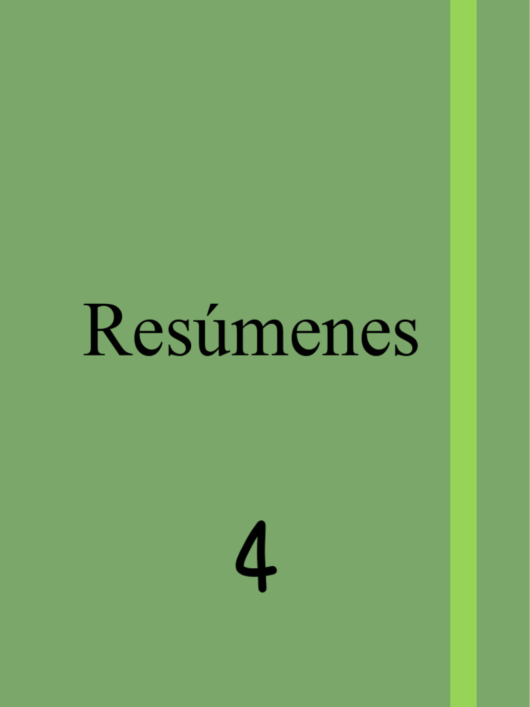 resúmenes tema 4 | PDF