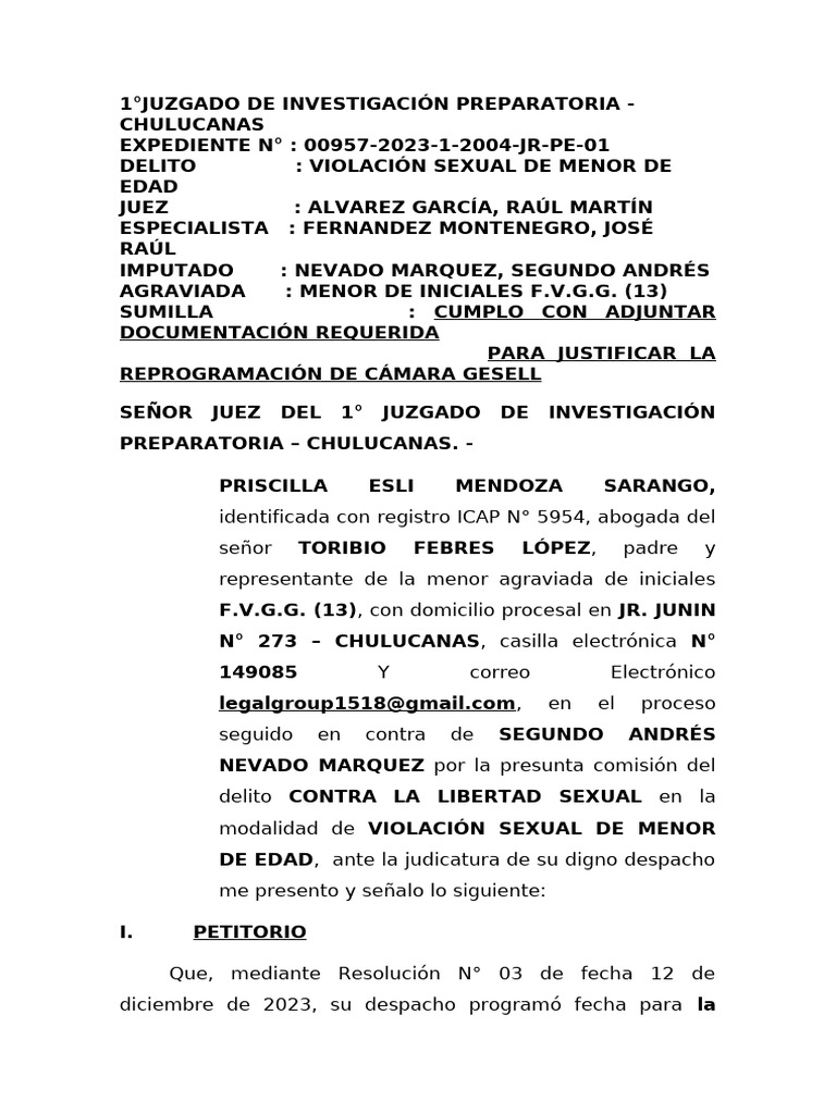 Reprogramación Cámara Gesell por Salud | PDF | Derecho