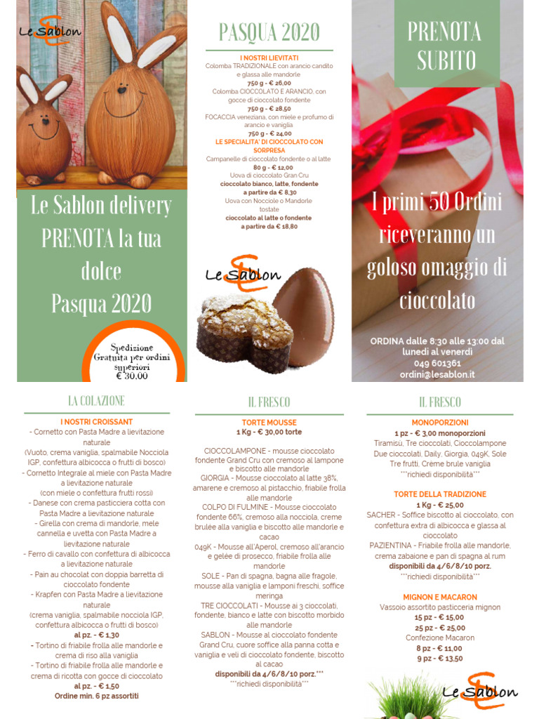 Le Sablon Delivery Low | PDF