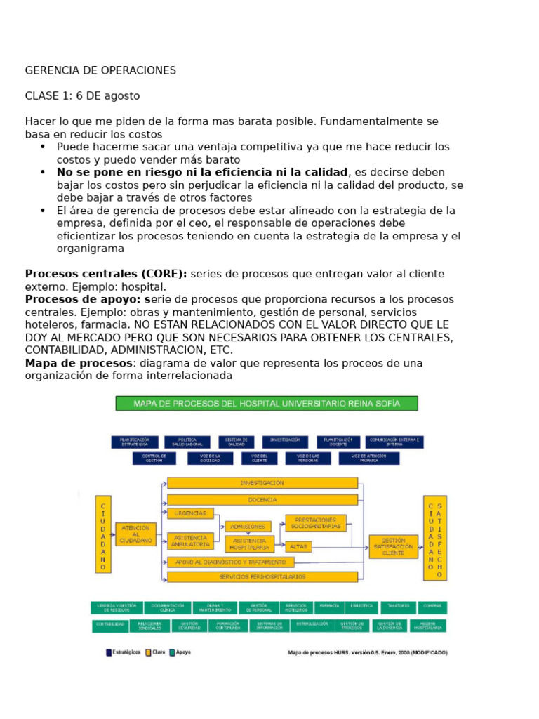 Gerencia de Operaciones | PDF