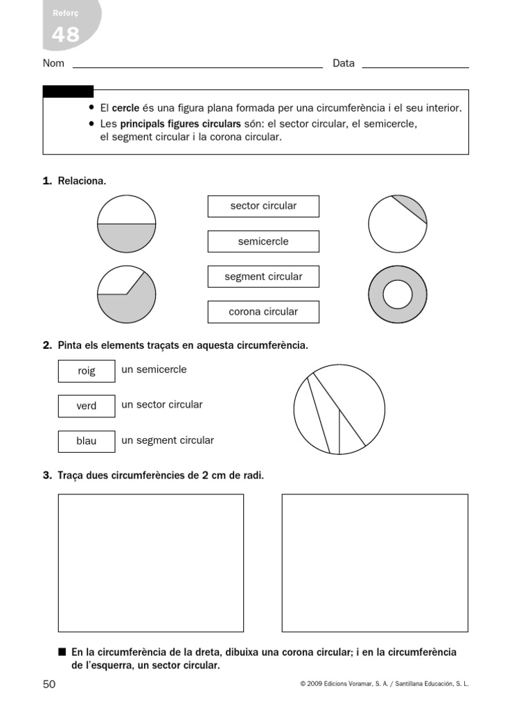 6a. El Cercle I Figures Circulars | PDF