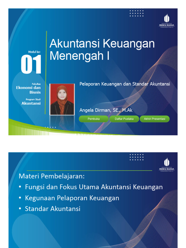 Akuntansi Keuangan Menengah I (TM1) | PDF