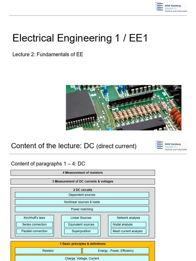 EE1 Fundamentals | PDF