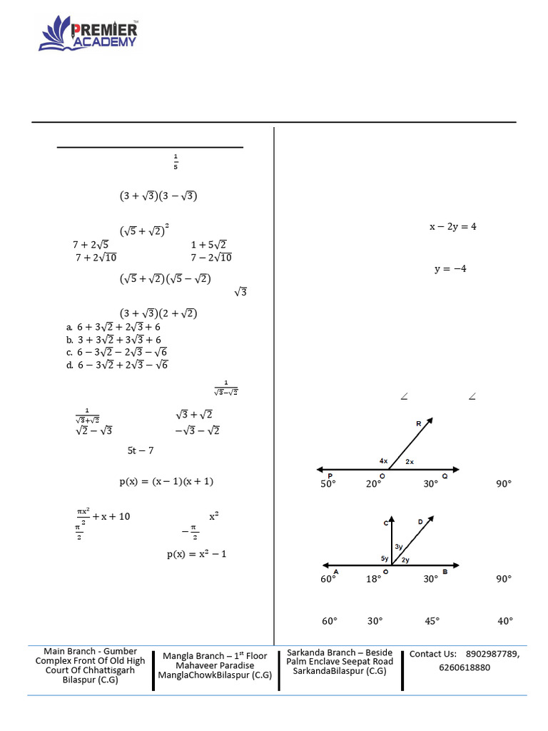 9th - Math - B2 - 11 | PDF