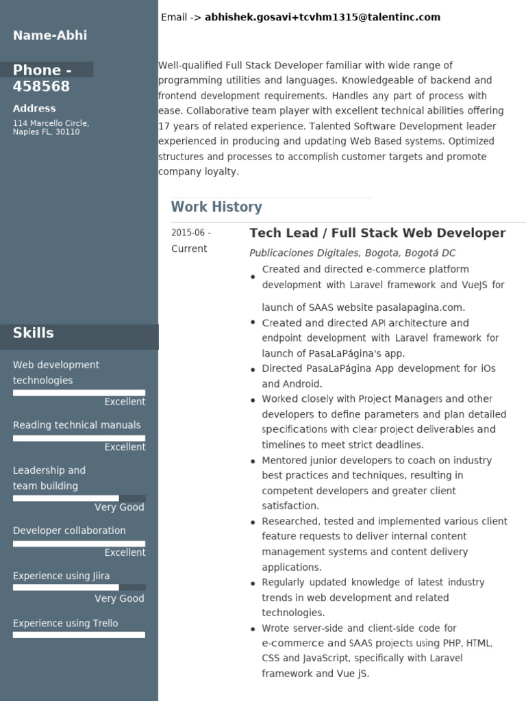 Phone - 458568: Work History | PDF