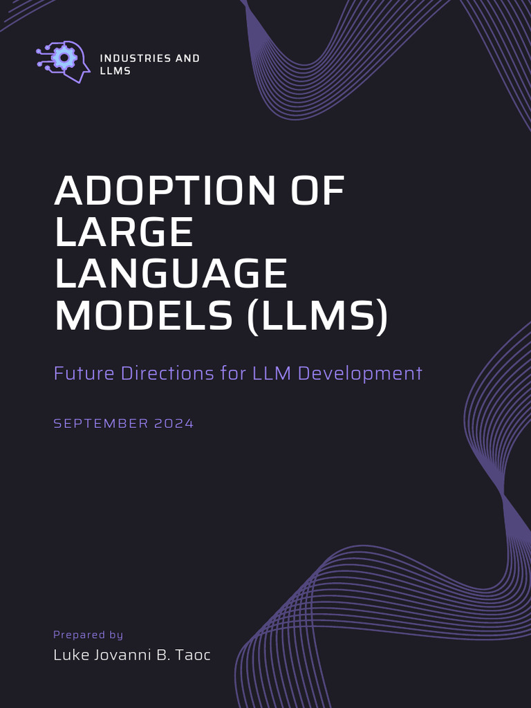 Adoption of Large Language Models (LLMS) | PDF
